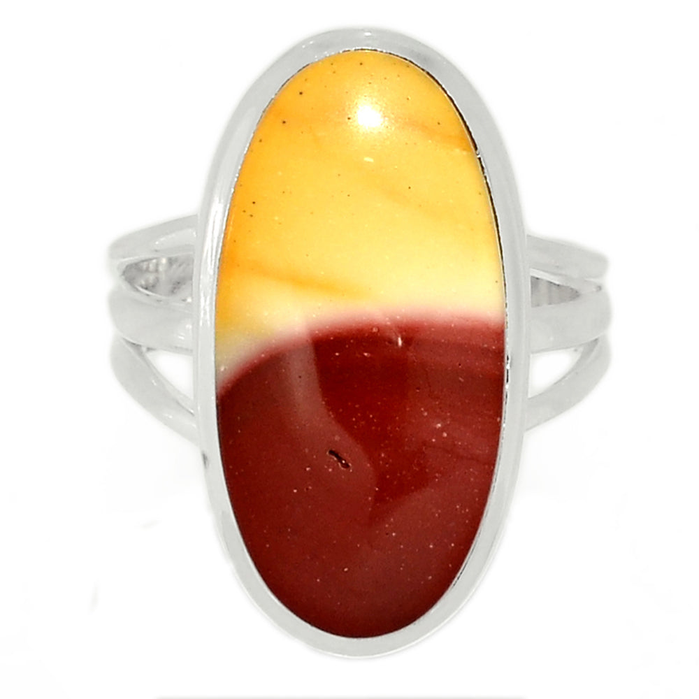 Sterling Silver Mookaite Oval Ring – Solstice